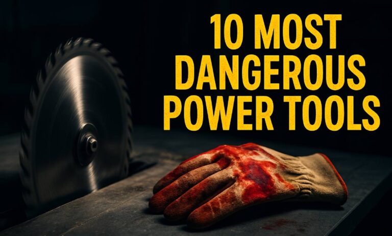 10 Most Dangerous Power Tools According to Accident Statistics